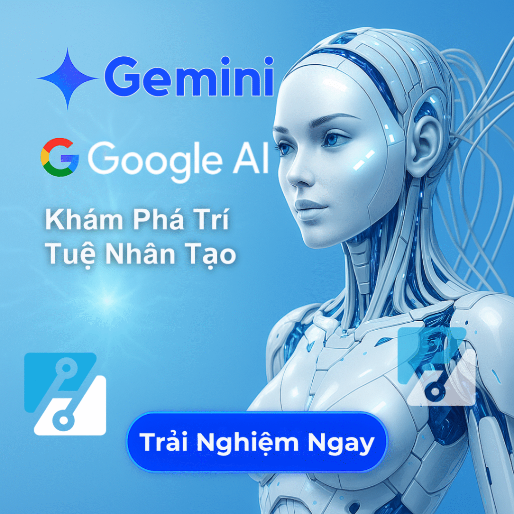 Google AI Gemini giá rẻ – Trợ lý AI viết nội dung, học tập